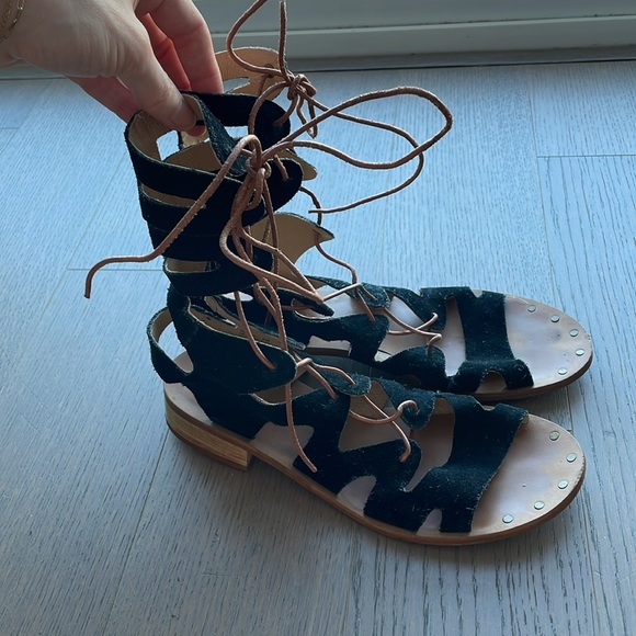 Latigo | Shoes | Rapper Sandal Suede In Black Latigo | Poshmark